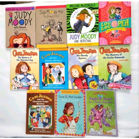 Scholastic | Toys | Mix Lot Of 1 Kids Books Junie B Jones Judy Moody ...